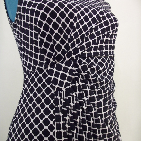 Enfocus Studio | Dresses | En Focus Studio Black White Print Dress Size ...